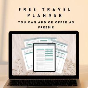 MRR PLR Travel Itinerary Planner Template for Resell Private Label Rights License Digital ...