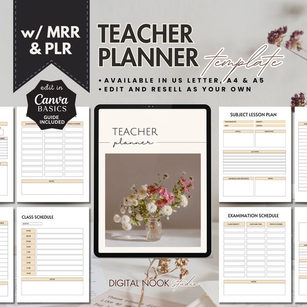 Teacher Planner - Etsy