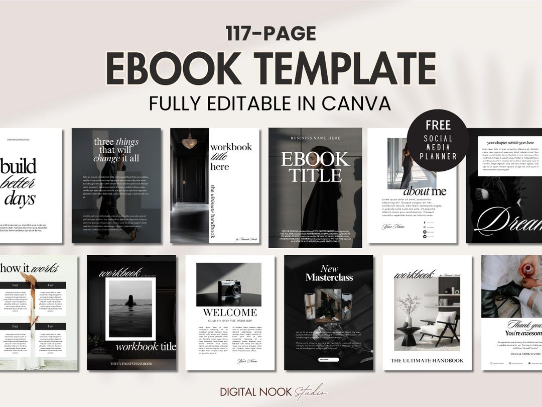 Ebook Template Elegant Editable Canva Lead Magnet Coaching Guide Book ...