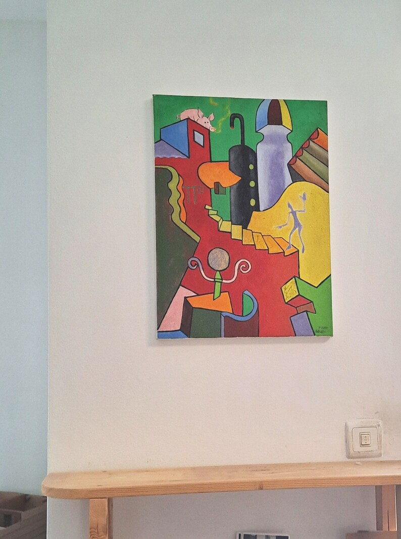 The Dream. Home Wall Art. Original Art by Sergio Gleizer. - Etsy