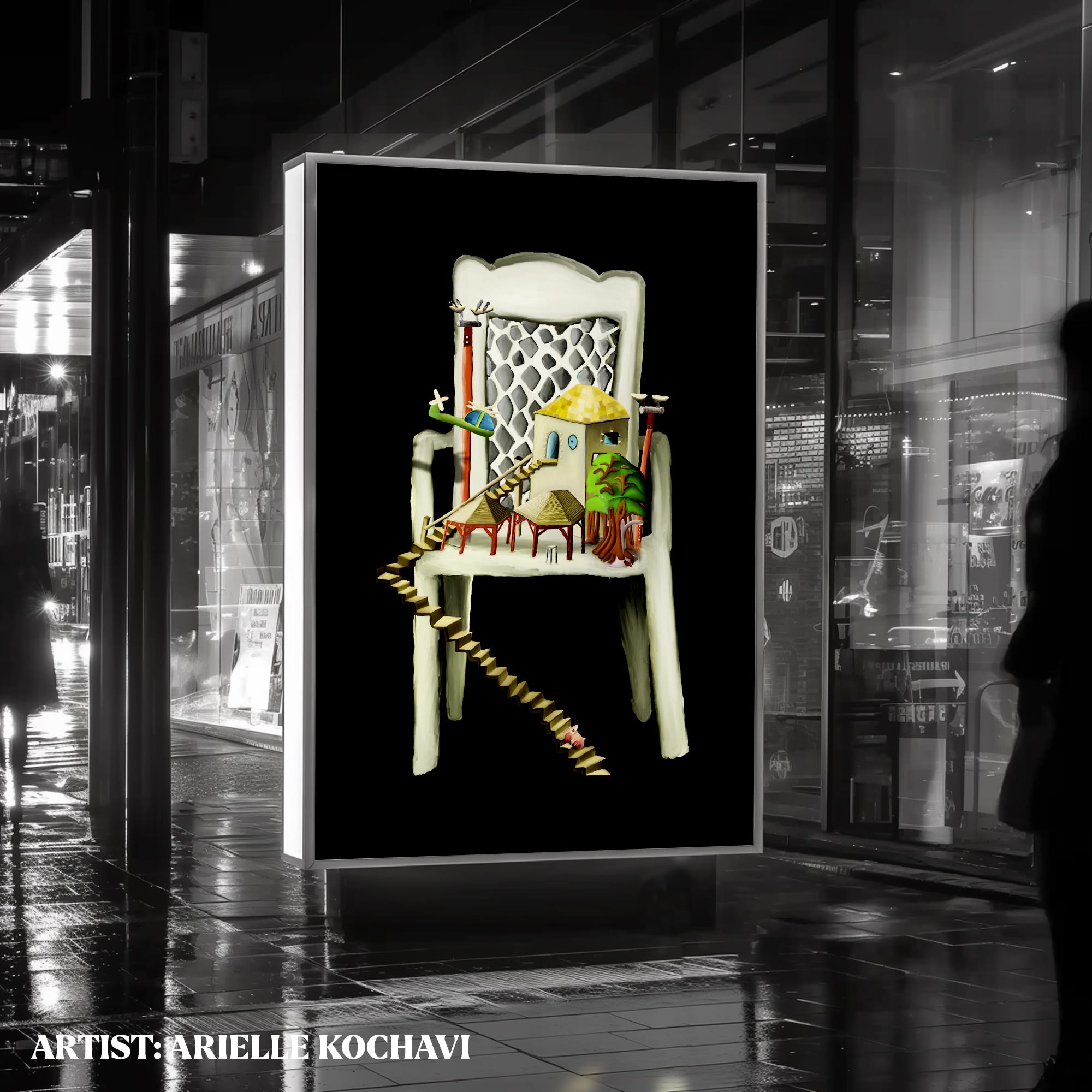 Outdoor Poster Mockup | Poster Ratio 2:3 | Black & White City Street ...