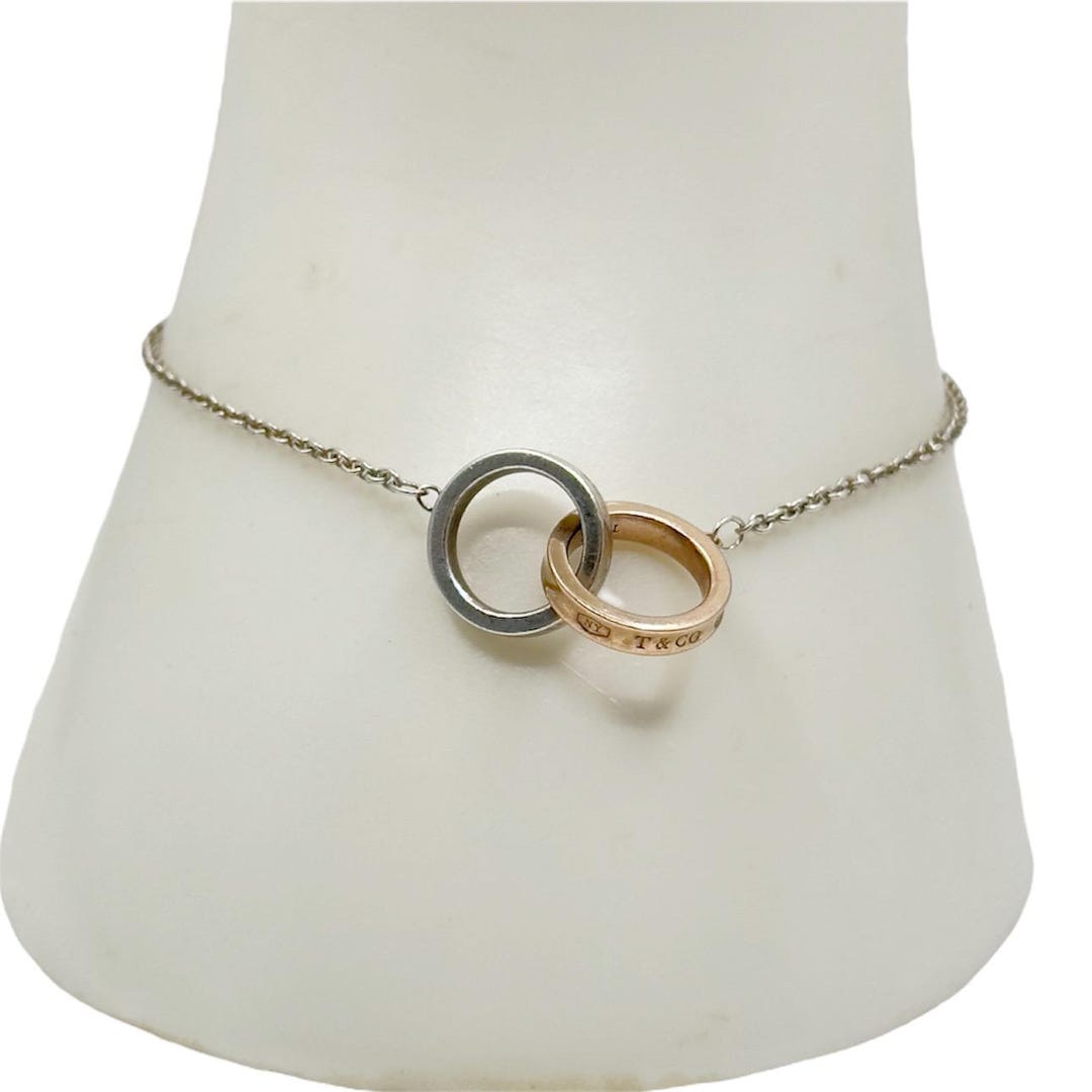 Tiffany & Co 1837 Interlocking Circles Chain Bracelet - Etsy