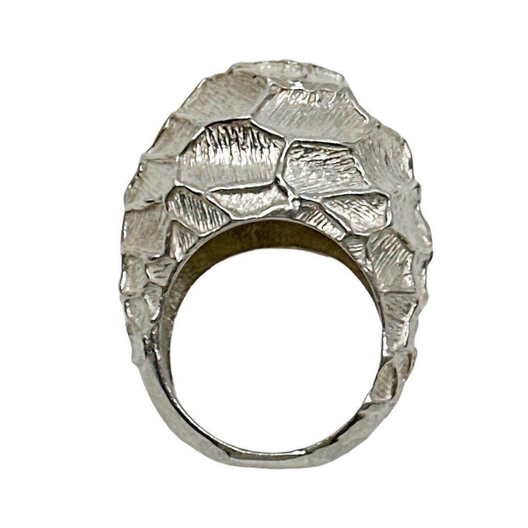 Mid Century Sterling Silver Bold Ring - Etsy