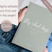 School Years Memory Book: First & Last Day Photo Album (CANVA Template ...
