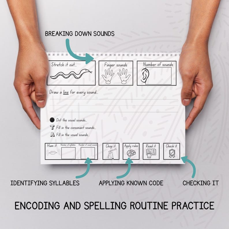 Science of Reading Spelling Poster: Structured Literacy Phonics Chart ...