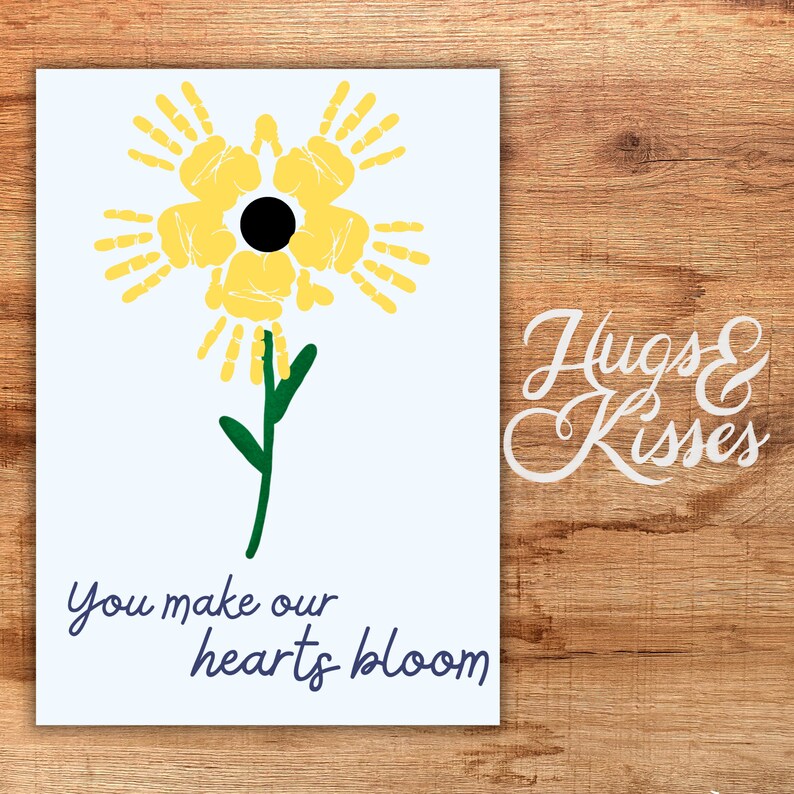 Handprint Craft Template Printable for Valentines Day, on Demand I Love ...