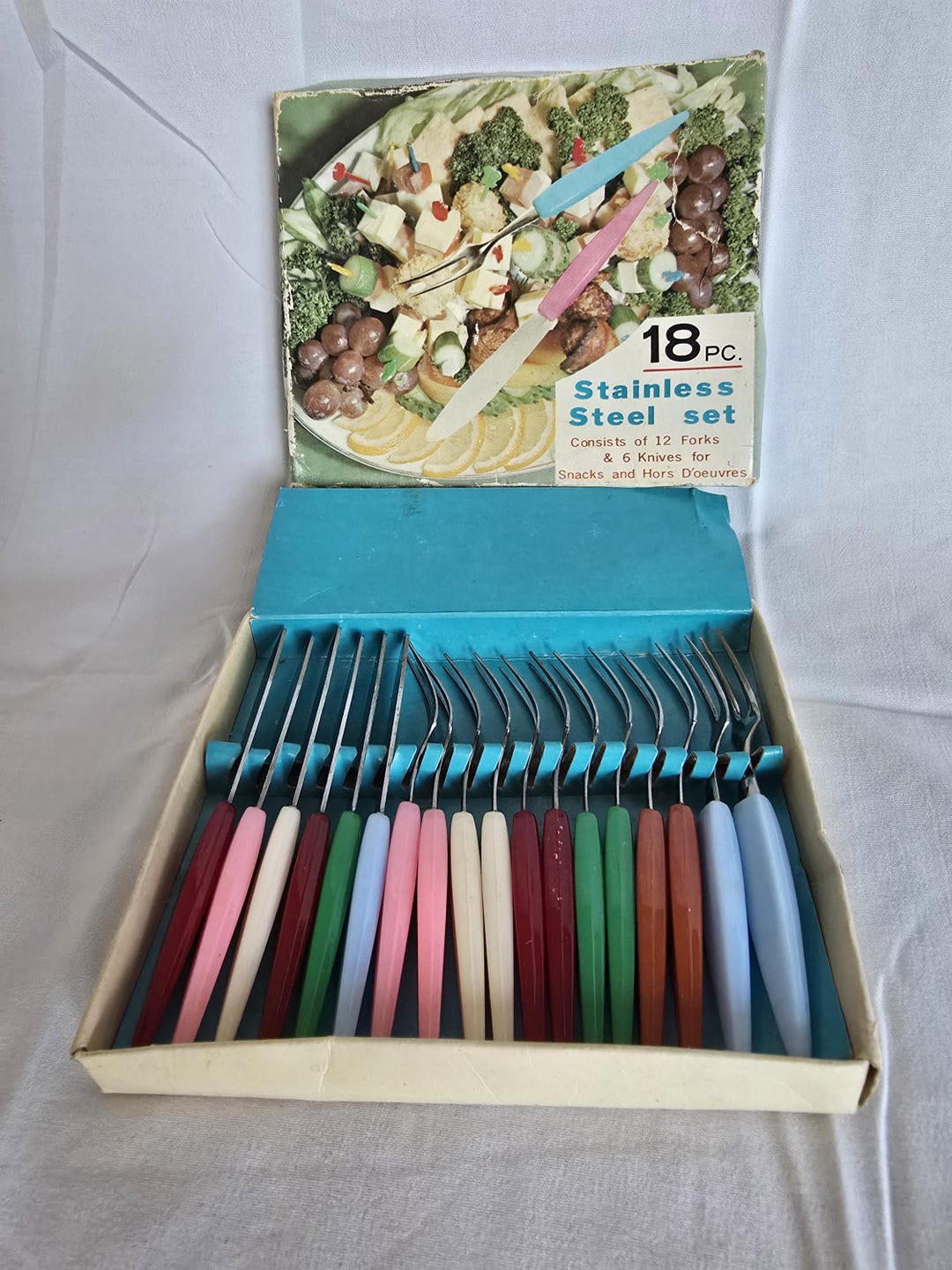 MCM Little Appetizer Knife and Fork Set - Etsy