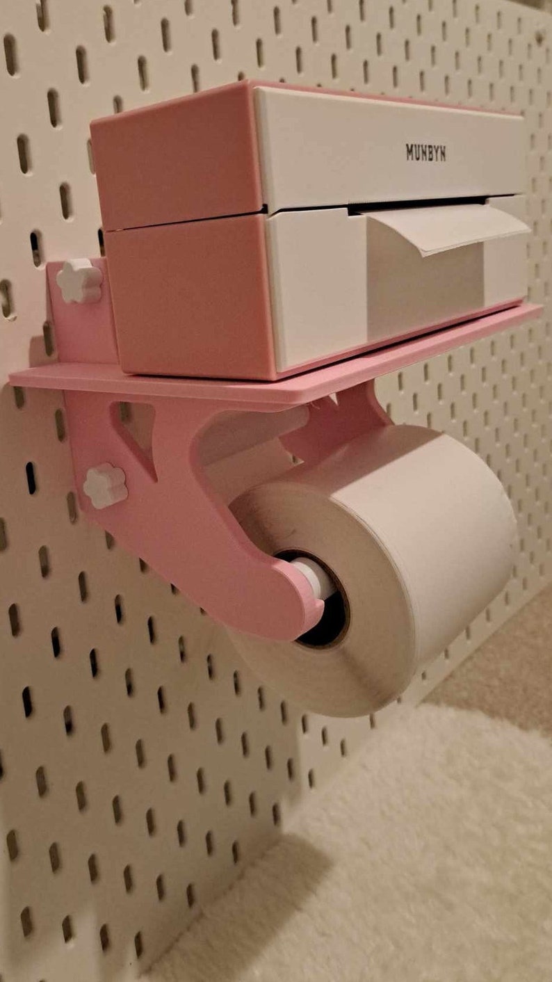 Thermal Printer Stand for Table Top or Ikea SKADIS Pegboard, UPPSPEL ...