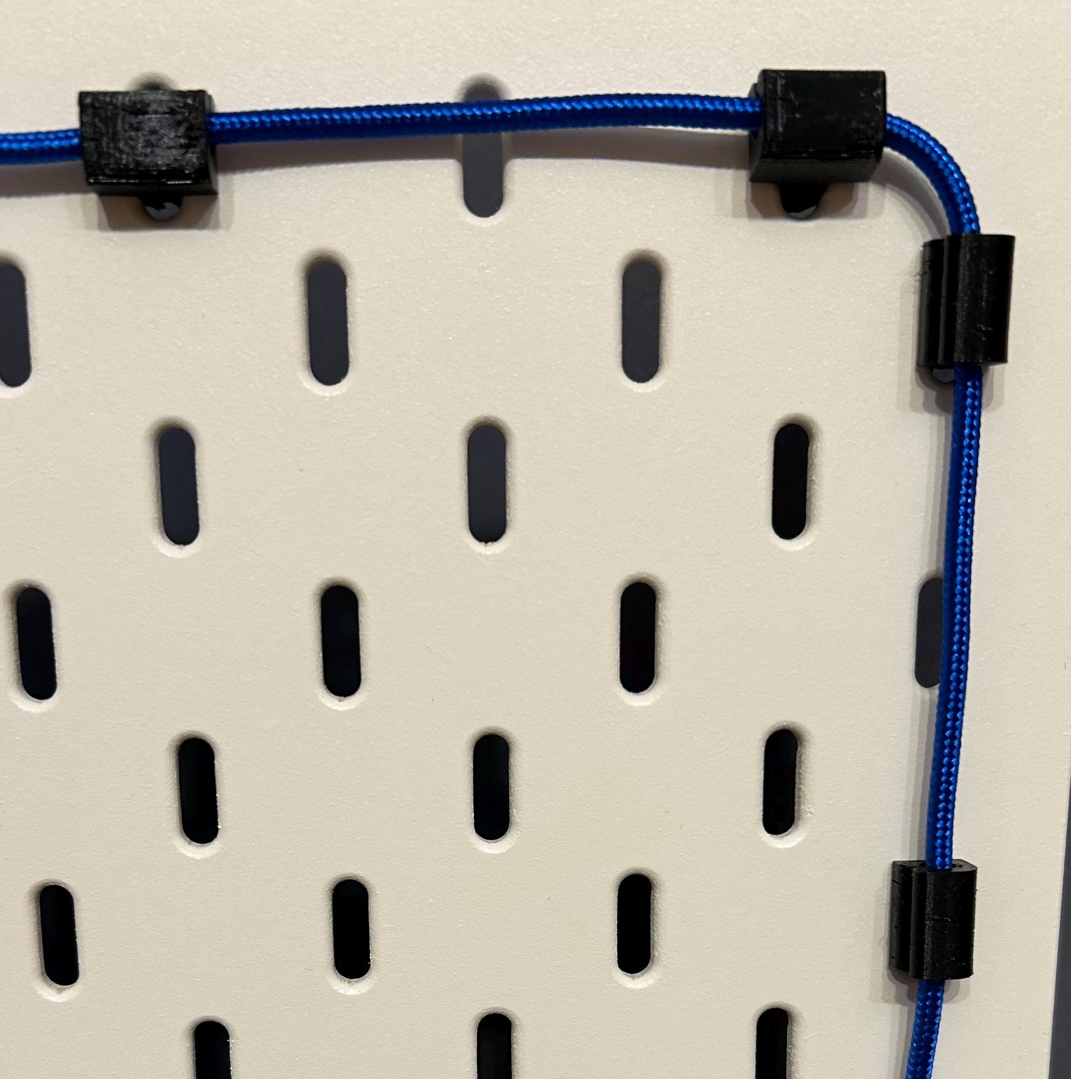 Cable Clips pack of 8 for IKEA SKADIS Pegboard, UPPSPEL Pegboard - Etsy