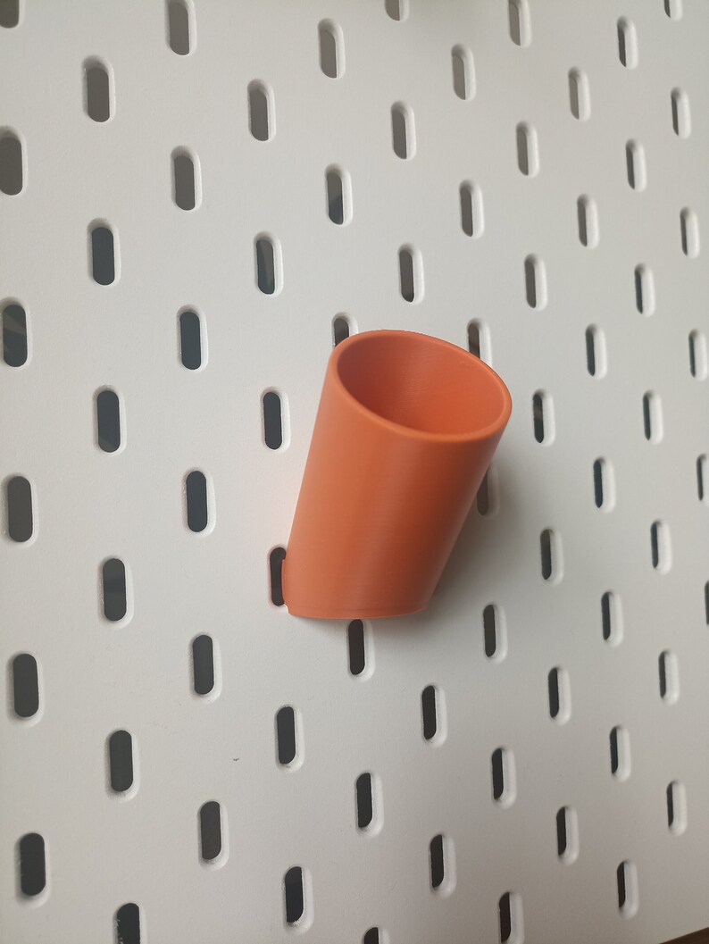 Slanted Round Storage for Ikea SKADIS Pegboard, UPPSPEL Pegboard ...