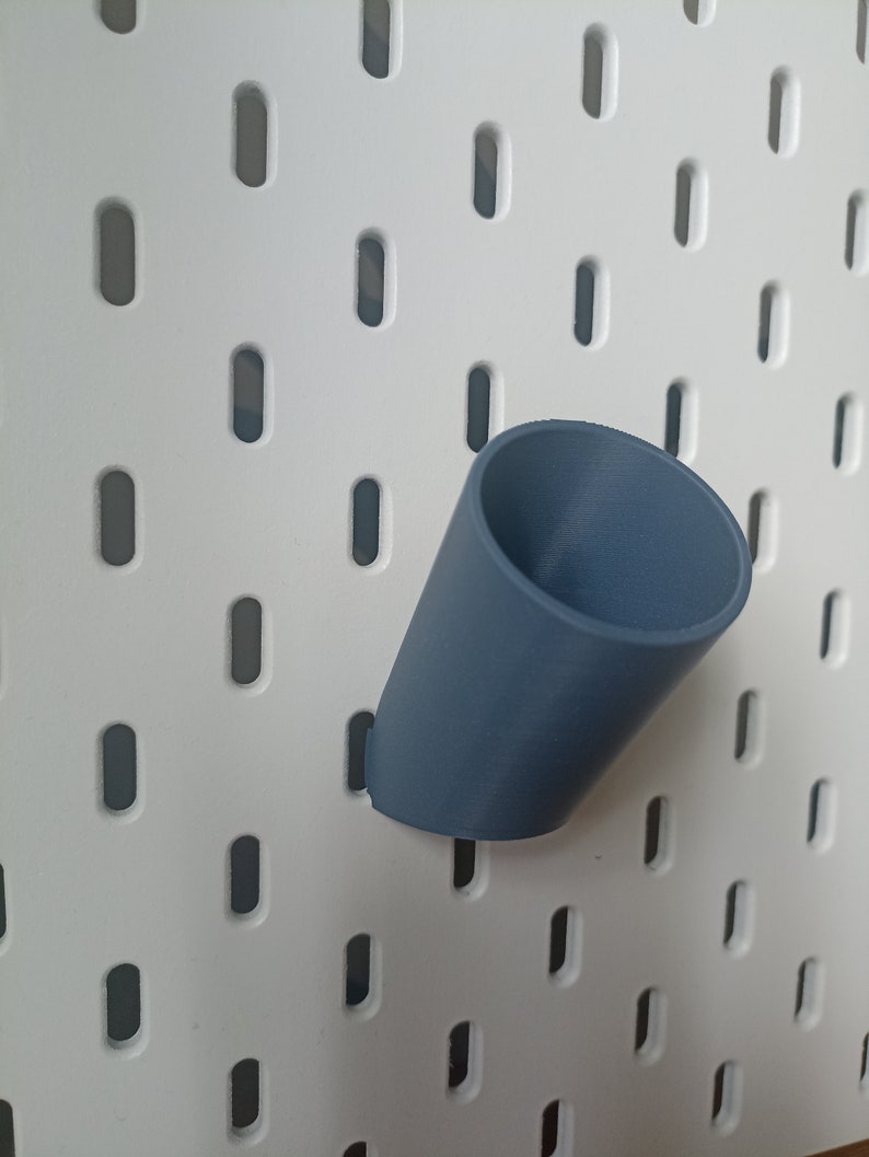 Slanted Round Storage for Ikea SKADIS Pegboard, UPPSPEL Pegboard ...
