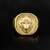 14K Gold Wolf Signet Rings for Men, 18K Gold Wolf Head Ring, Gifts for ...