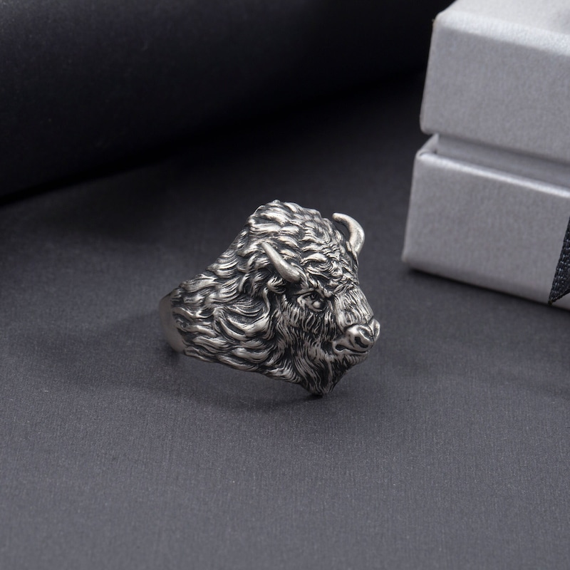 Buffalo Silver Spoon Rings - Etsy