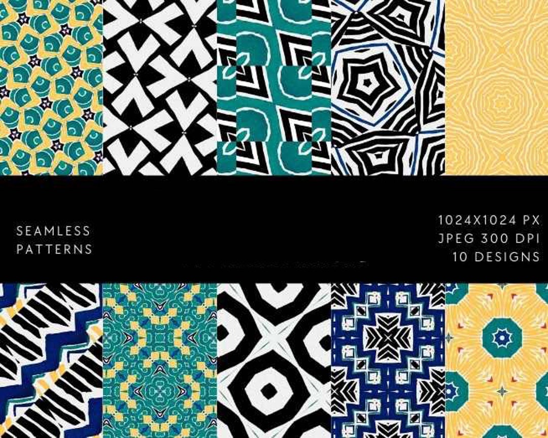 Zaria Seamless Patterns Bundle, Digital Paper Pack. Patterns Spring ...