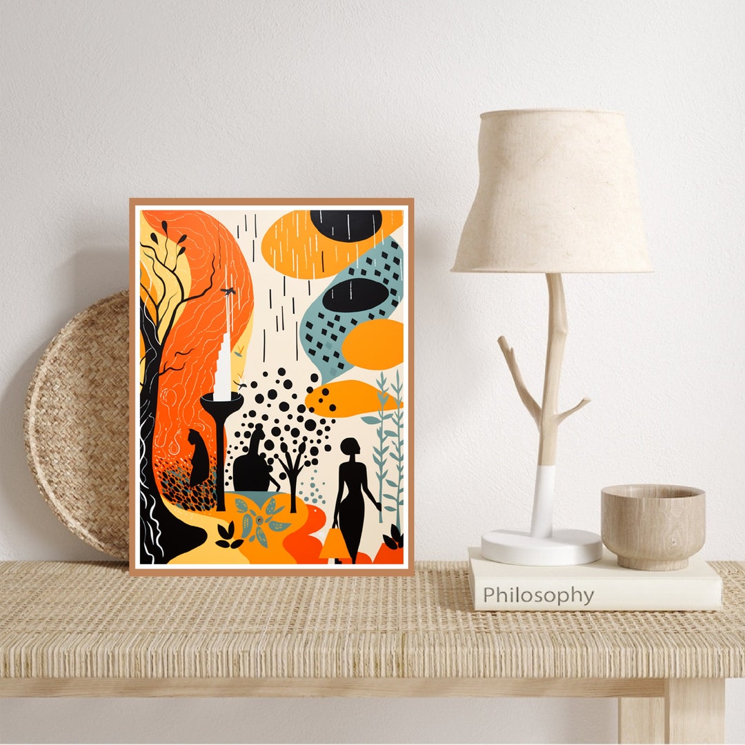 Boho Chic Wall Gallery / Face Art / Instant Download - Etsy