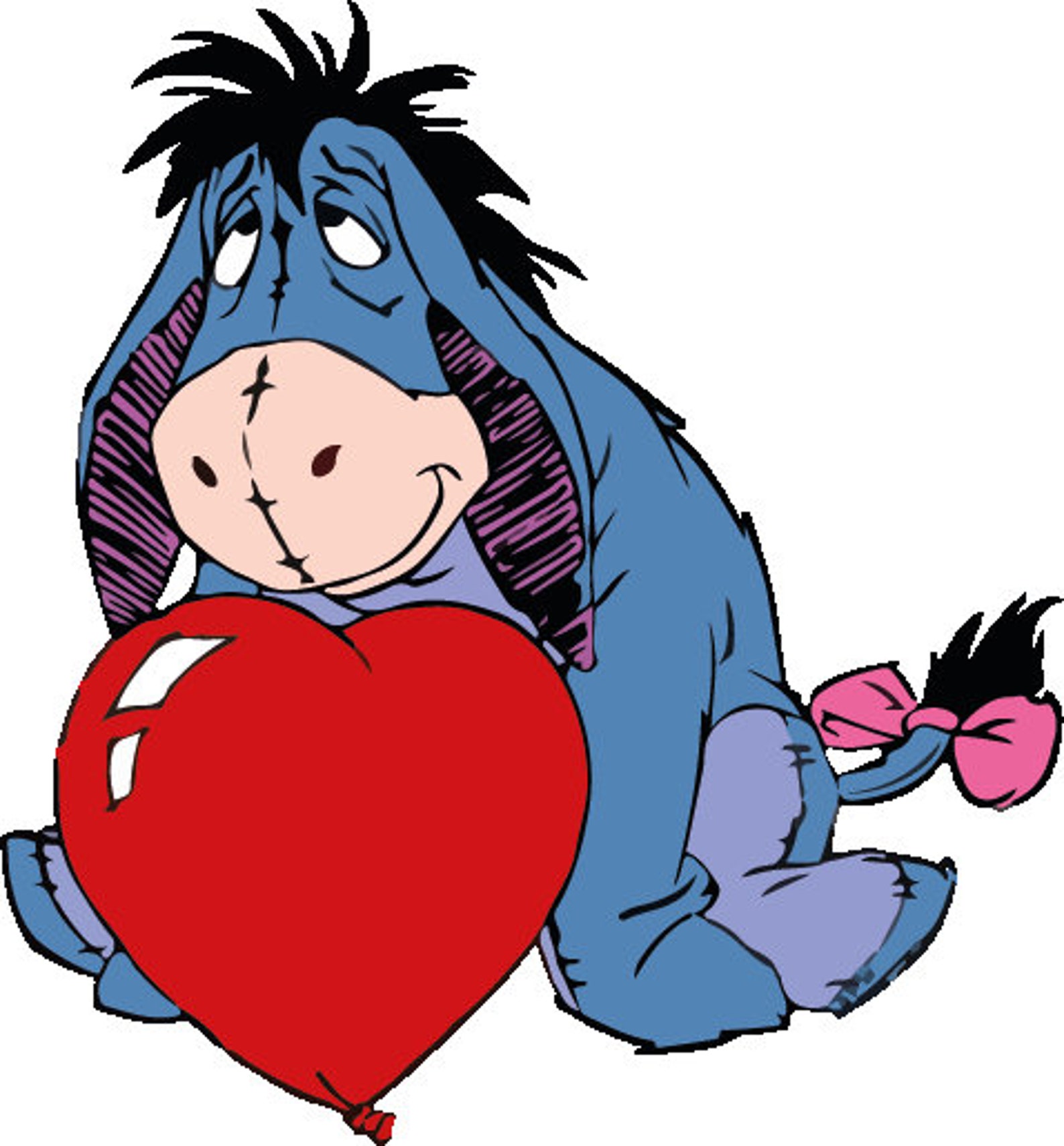 Eeyore Cartoon Films PNG-PDF-SVG Stickers-layered Files-cricut - Etsy