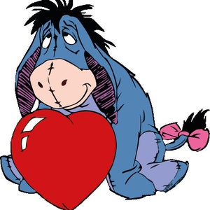Eeyore Cartoon Films PNG-PDF-SVG Stickers-layered Files-cricut - Etsy