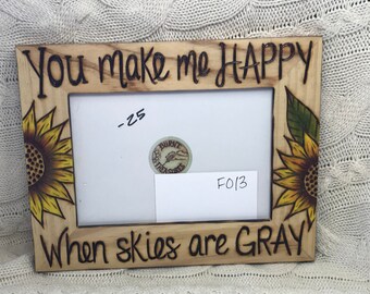 Wood Burned Custom Photo Frame Pyrography Art - Etsy