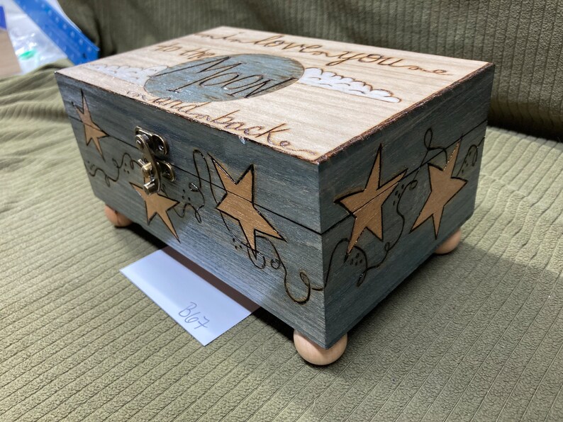 Hand Crafted Wood Burned Custom Box - Etsy