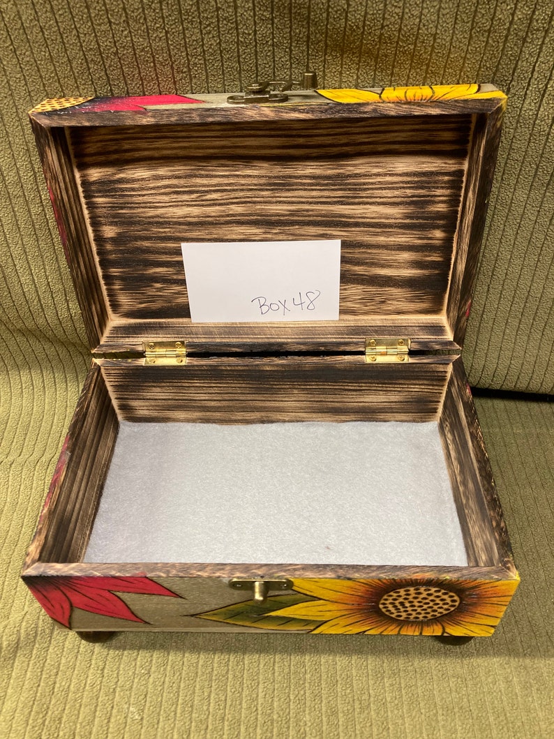 Hand Crafted Wood Burned Custom Box - Etsy