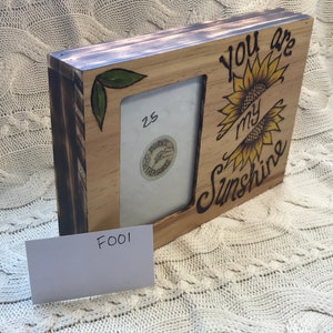 Wood Burned Custom Photo Frame Pyrography Art - Etsy