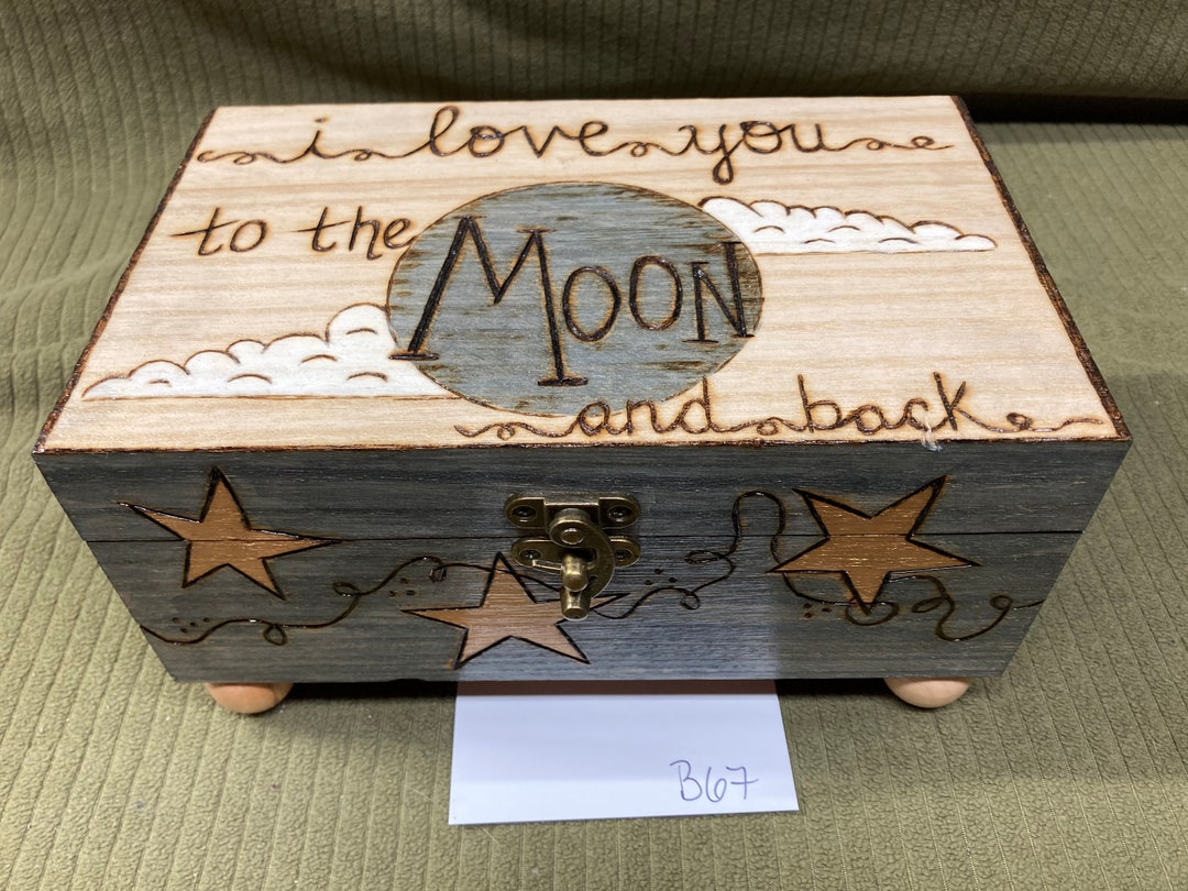 Hand Crafted Wood Burned Custom Box - Etsy