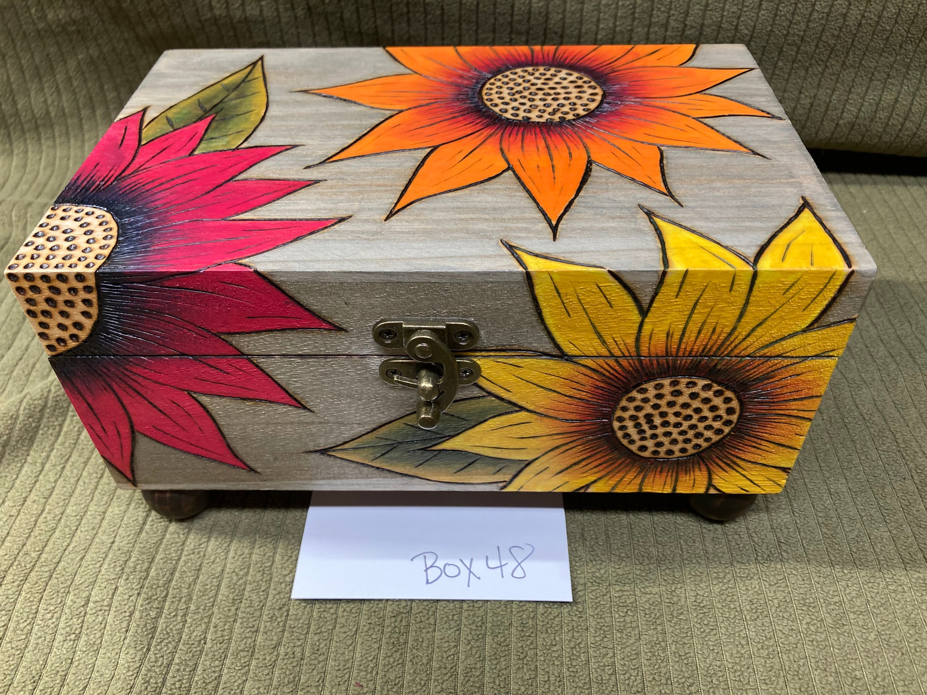 Hand Crafted Wood Burned Custom Box - Etsy