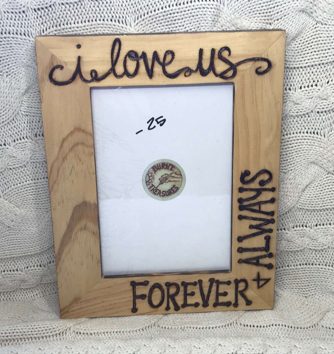 Wood Burned Custom Photo Frame Pyrography Art - Etsy