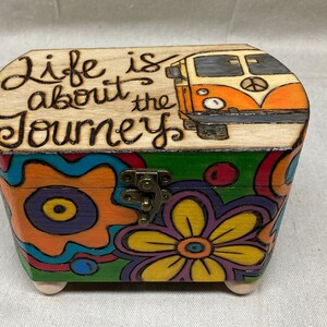 Hand Crafted Wood Burned Custom Box - Etsy