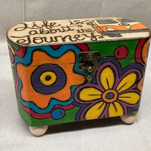 Hand Crafted Wood Burned Custom Box - Etsy