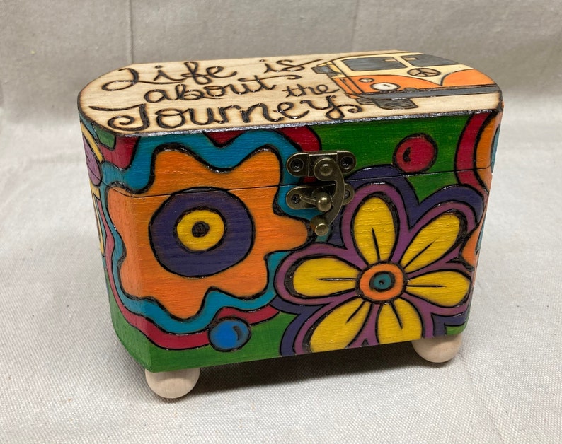 Hand Crafted Wood Burned Custom Box - Etsy