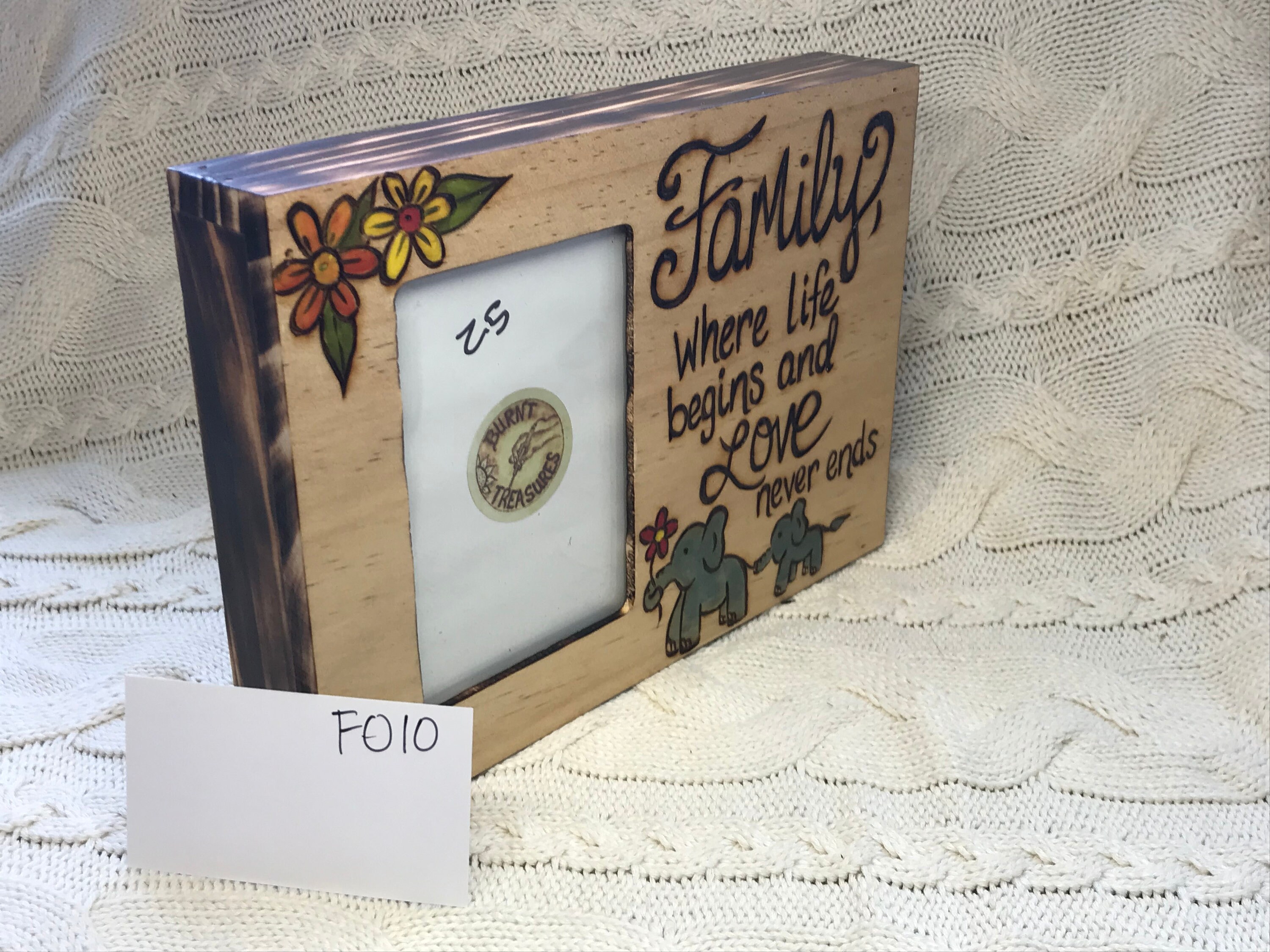 Wood Burned Custom Photo Frame Pyrography Art - Etsy