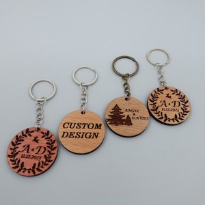 Customer Gift Keychains, Bulk Logo Keychains, Custom Keychains Party ...