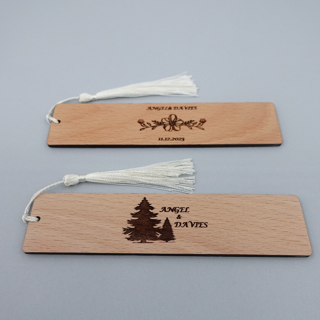 Wooden Rustic Bookmarks Church Favors, Teacher Bookmarks Student Gifts ...
