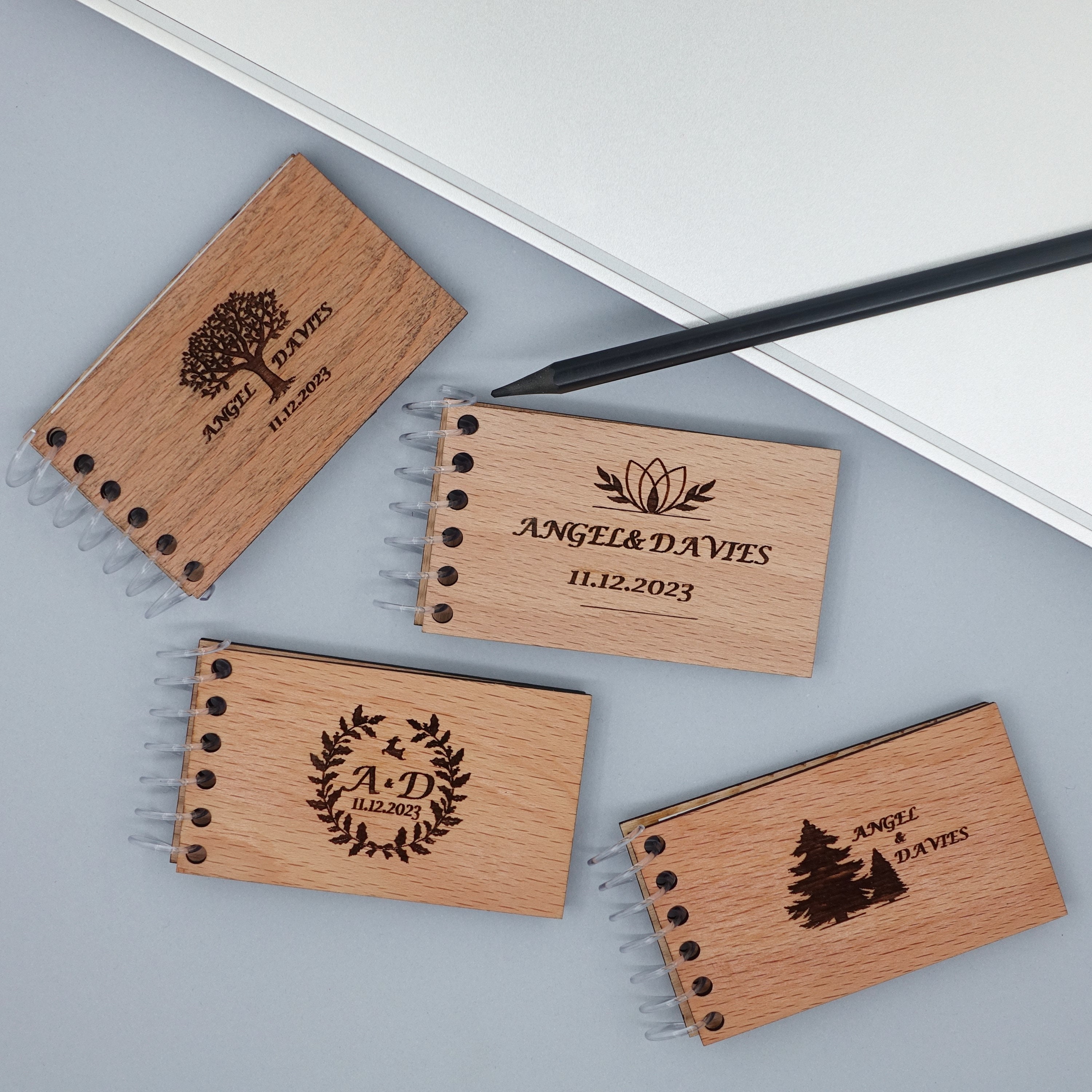 Custom Notebook Favors, Personalized Notebooks Christmas Gifts, Mini ...