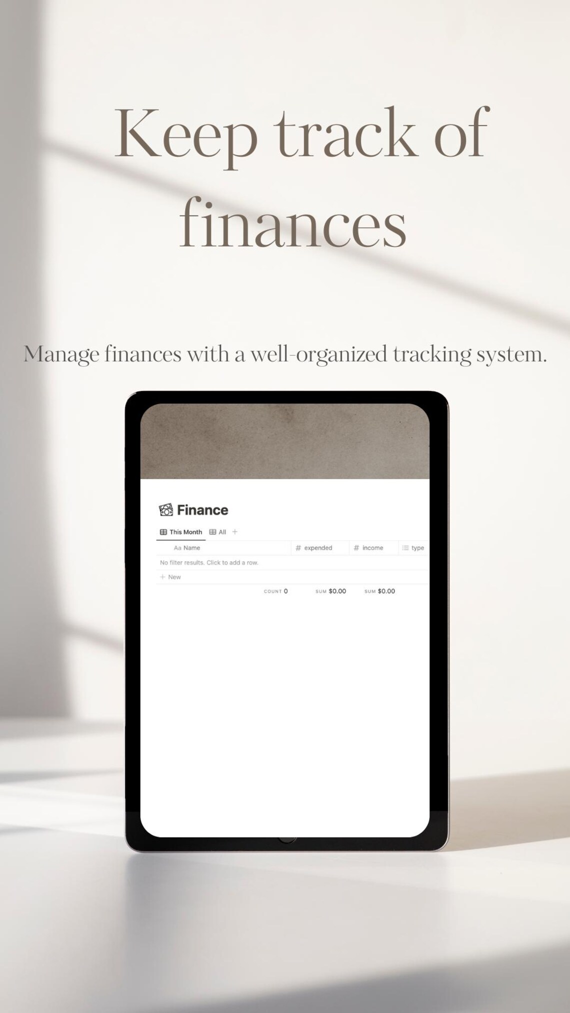 Notion Life Planner Organizer Neutral Minimal Aesthetic to Organize ...