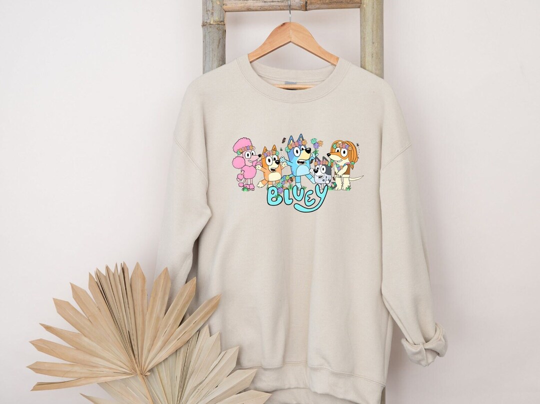 Bluey Character Sweatshirt Bluey and Friends Apparel Bluey - Etsy