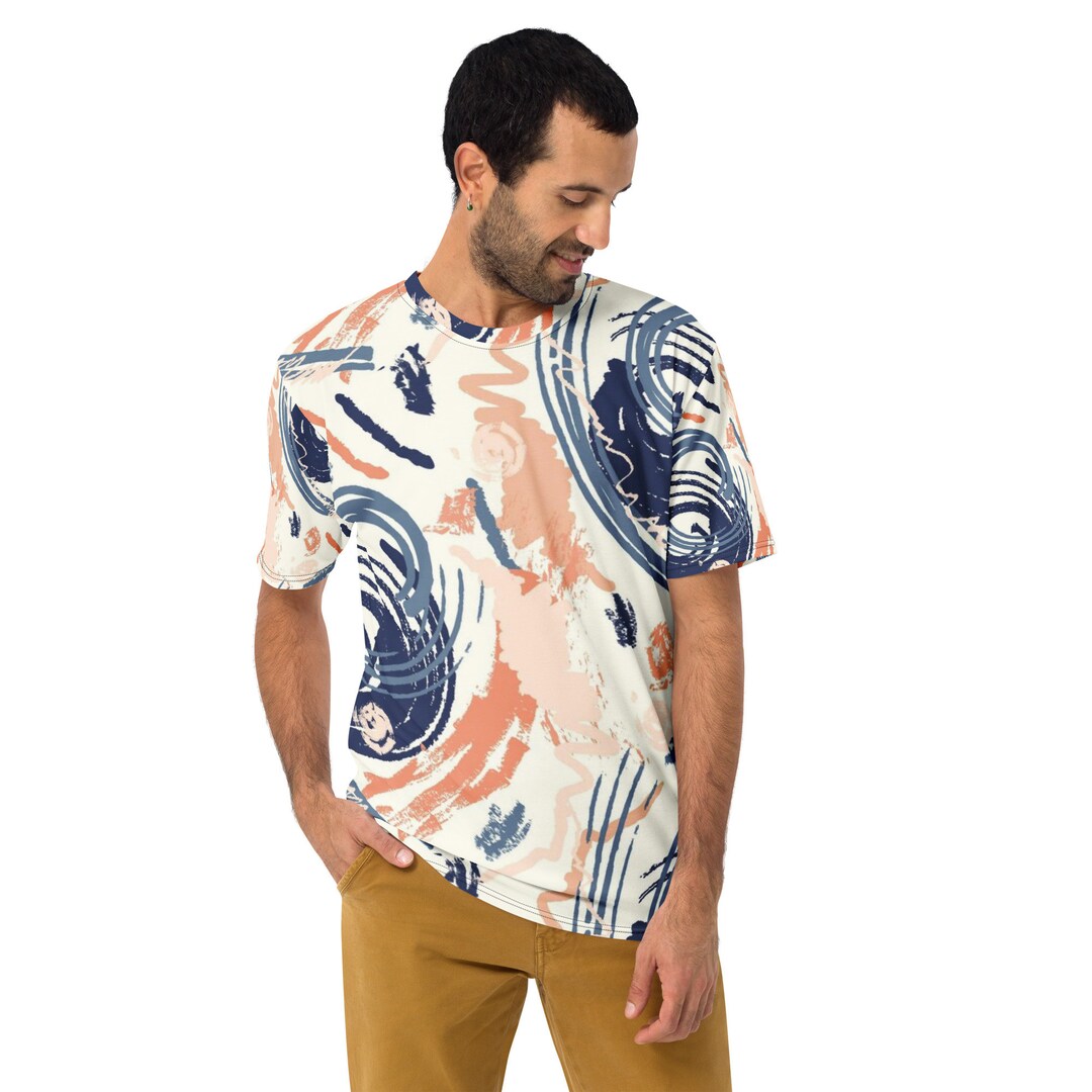 Hand Painted 80's Pattern Shirt, 1980's Retro Vintage Inspired ...