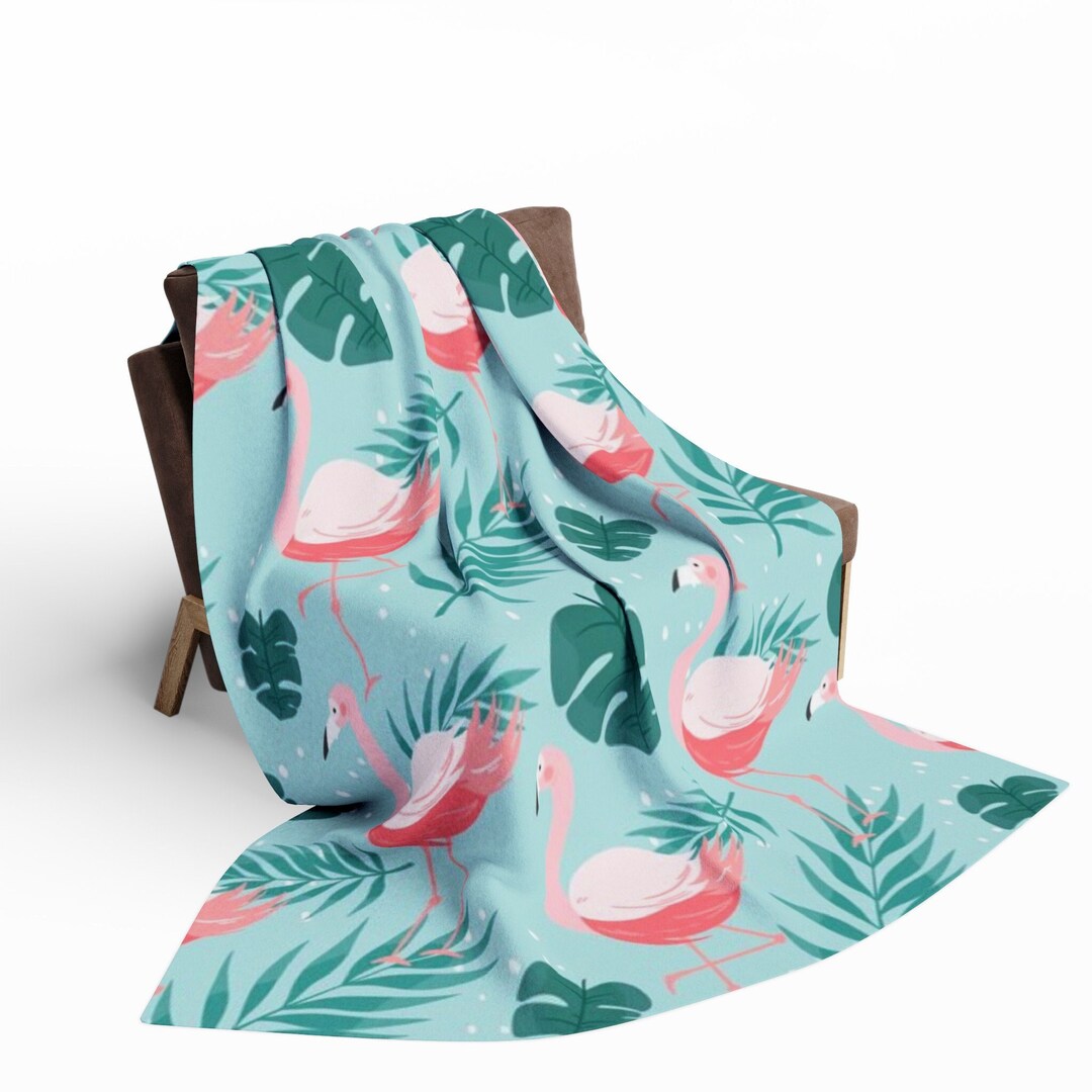 Flamingo Blanket, Flamingo Throw Blanket, Flamingo Fleece Blanket ...