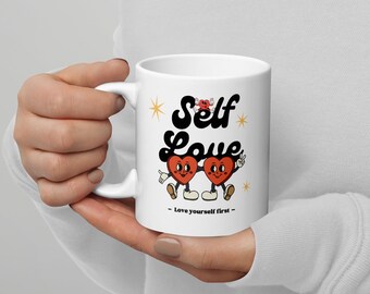 Self Love Mug, Mental Health Mug,daily Affirmations Mug, 15 Oz Daily ...