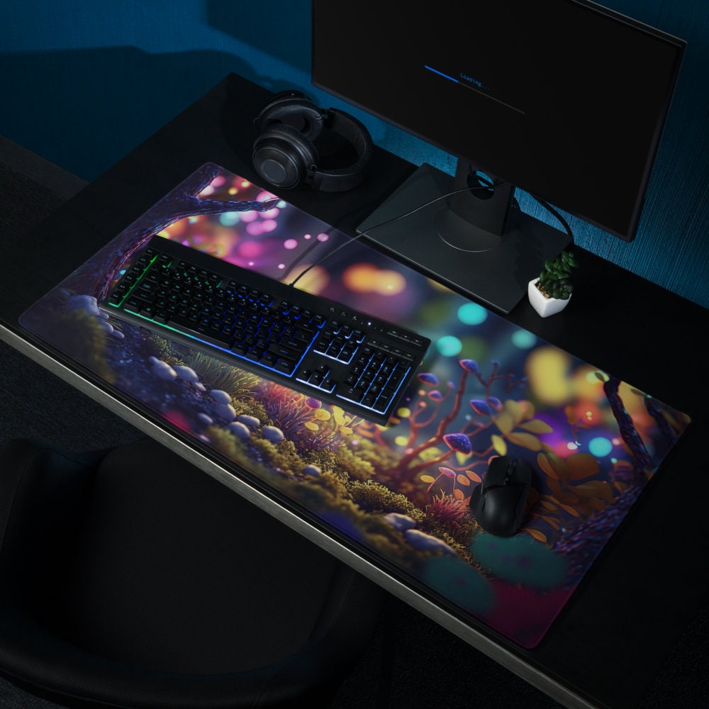 Fantasy Forest Deskmat, Big Gaming Mouse Pad XXL, Gaming Mousepad ...