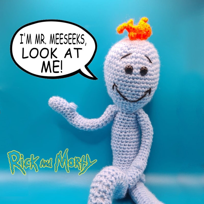 Mr Meeseeks - Etsy UK