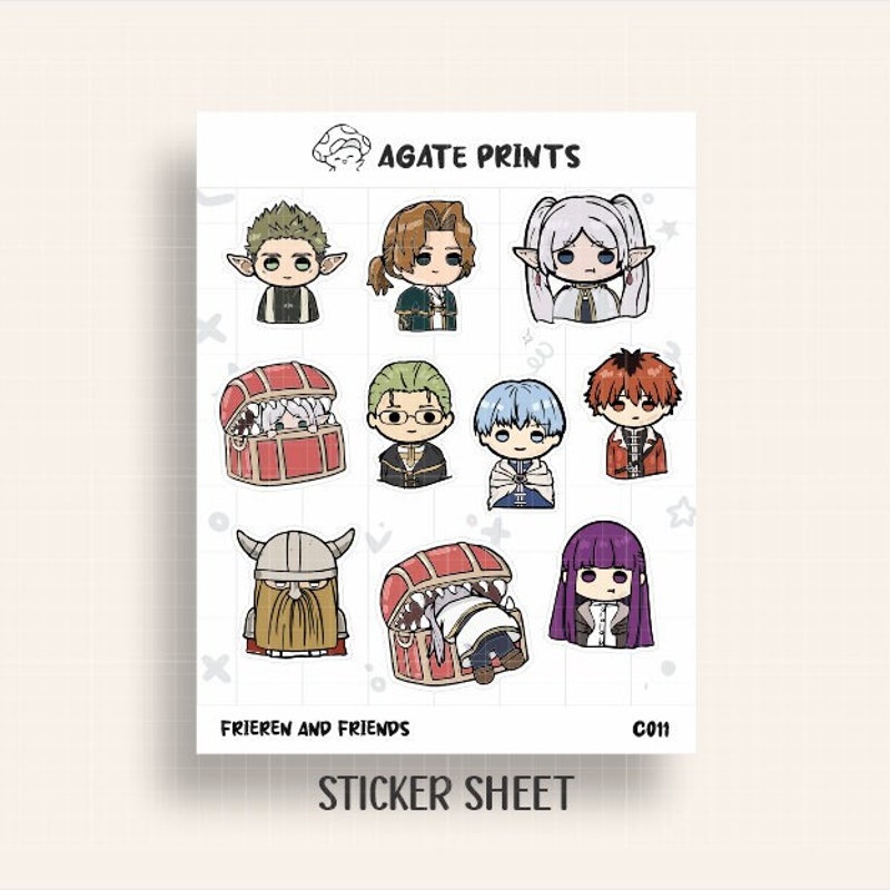 Frieren Sticker - Etsy