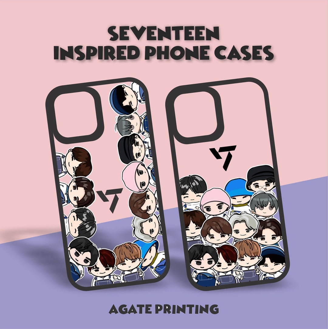 SVT Seventeen Chibi Kpop Phone Mobile Case for iPhone and Samsung - Etsy