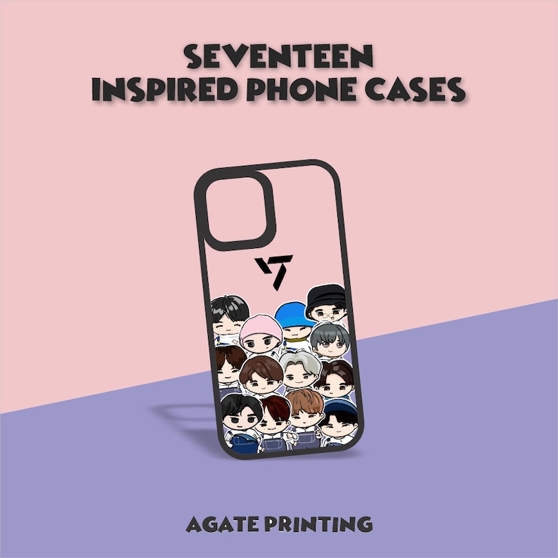SVT Seventeen Chibi Kpop Phone Mobile Case for iPhone and Samsung - Etsy