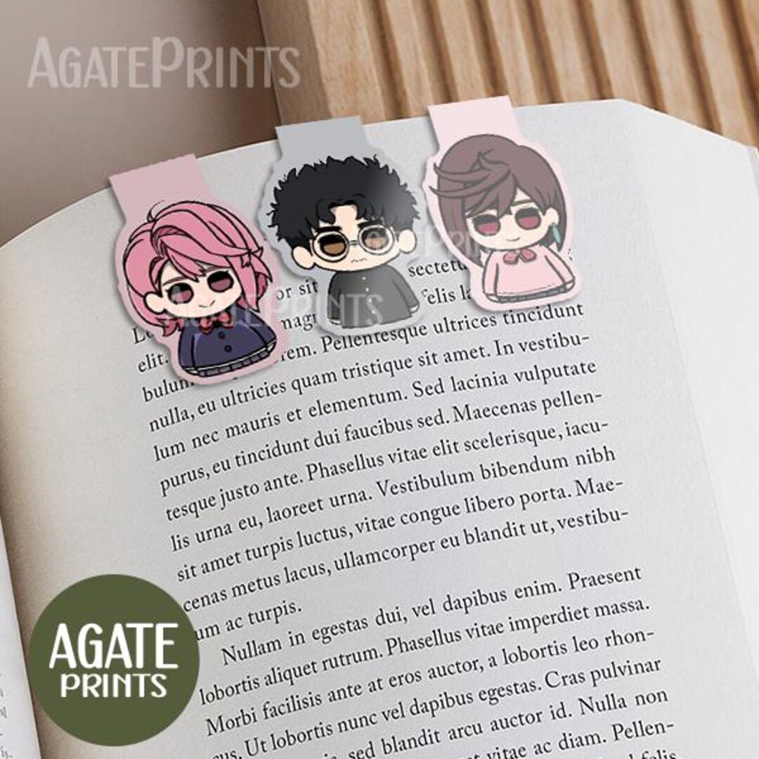 Dandadan Chibi Magnetic Bookmark Book Accessories Page Saver Page Clip ...