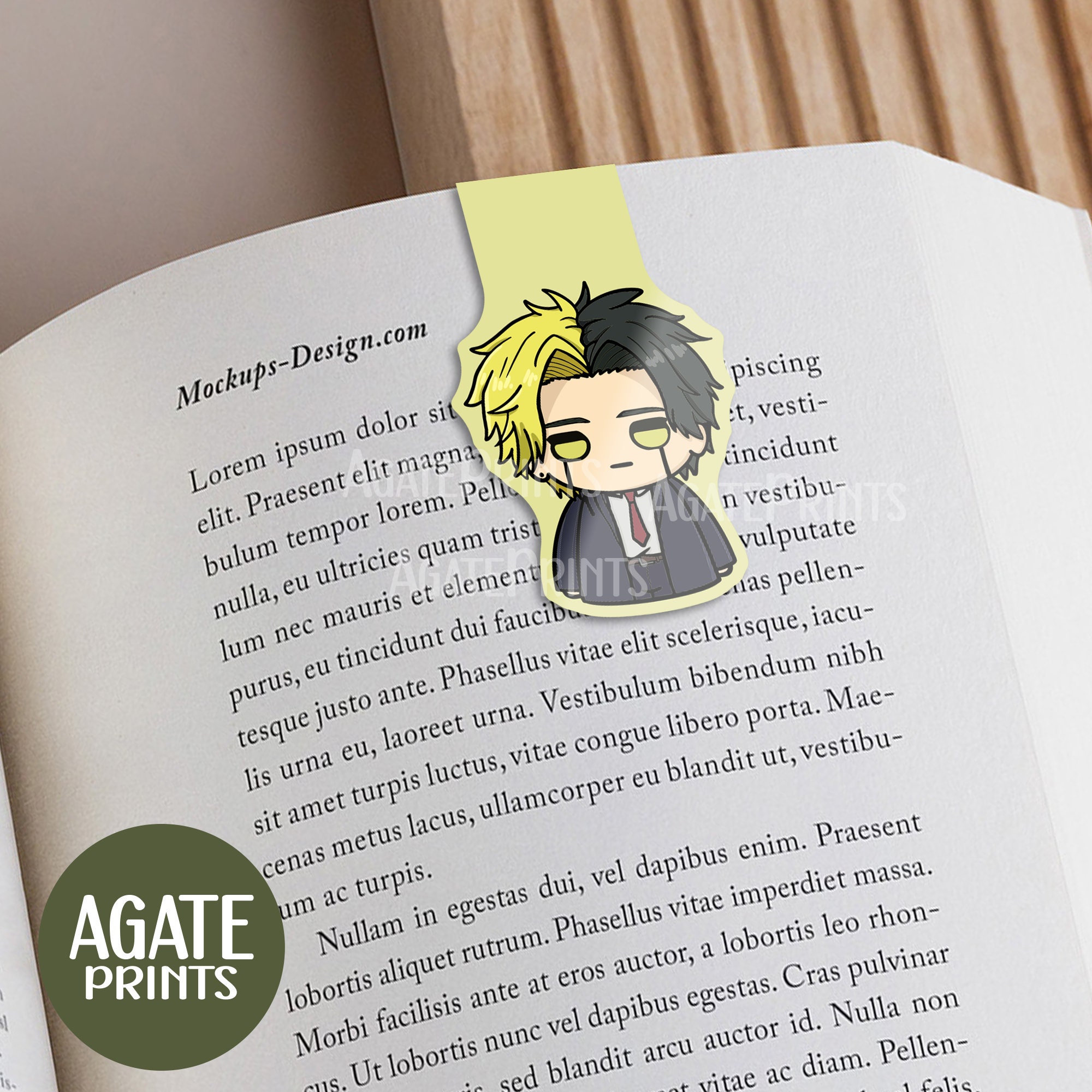 MSHLE Mash Lance Finn Rayne Dot Abyss Chibi Magnetic Bookmark – Book ...