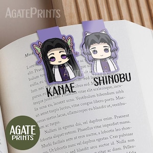 Demon S Hunter Chibi Magnetic Bookmark | Nezuko Tanjiro Inosuke Zenitsu ...