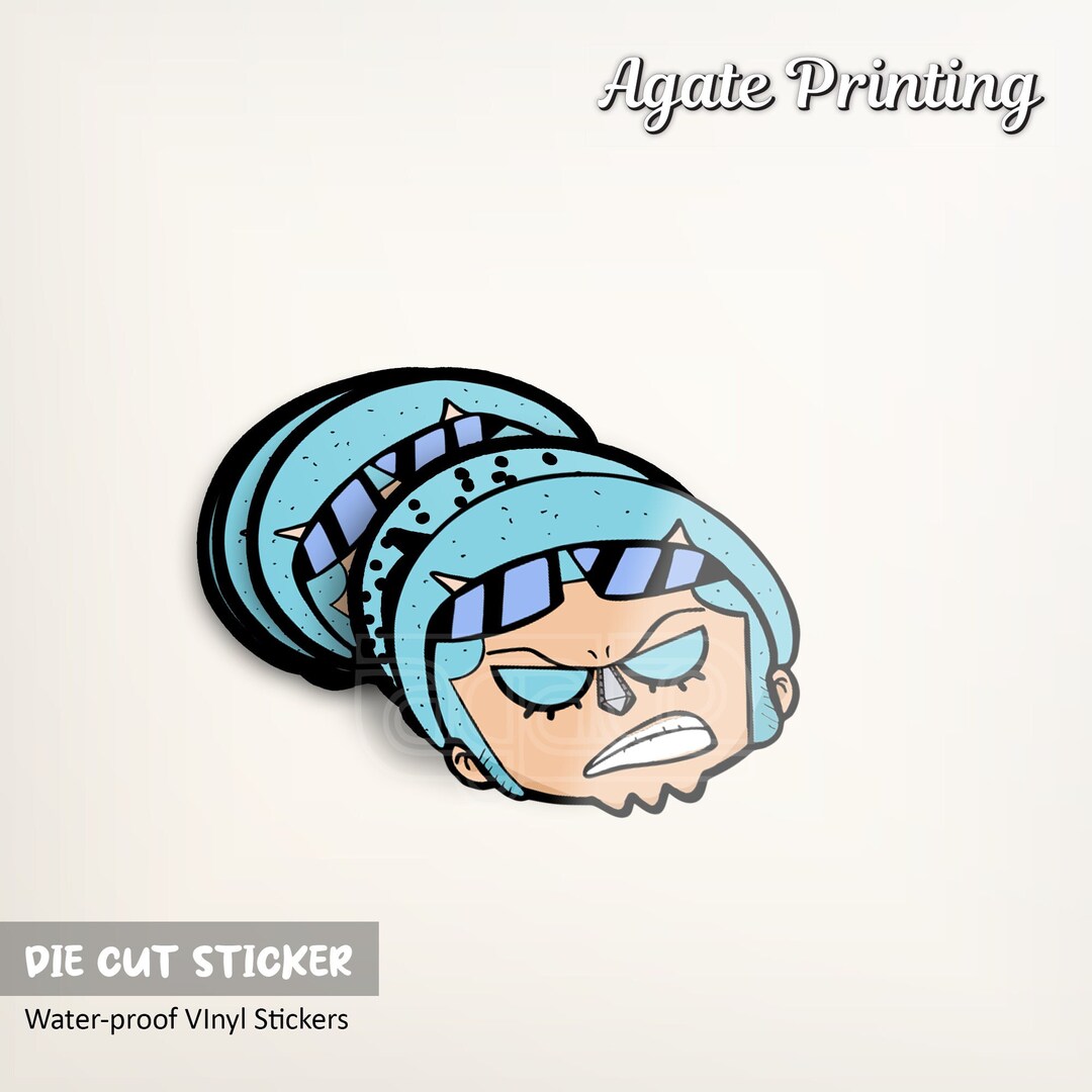 Franky Peeking Vinyl Sticker One Piece Doodle Waterproof - Etsy