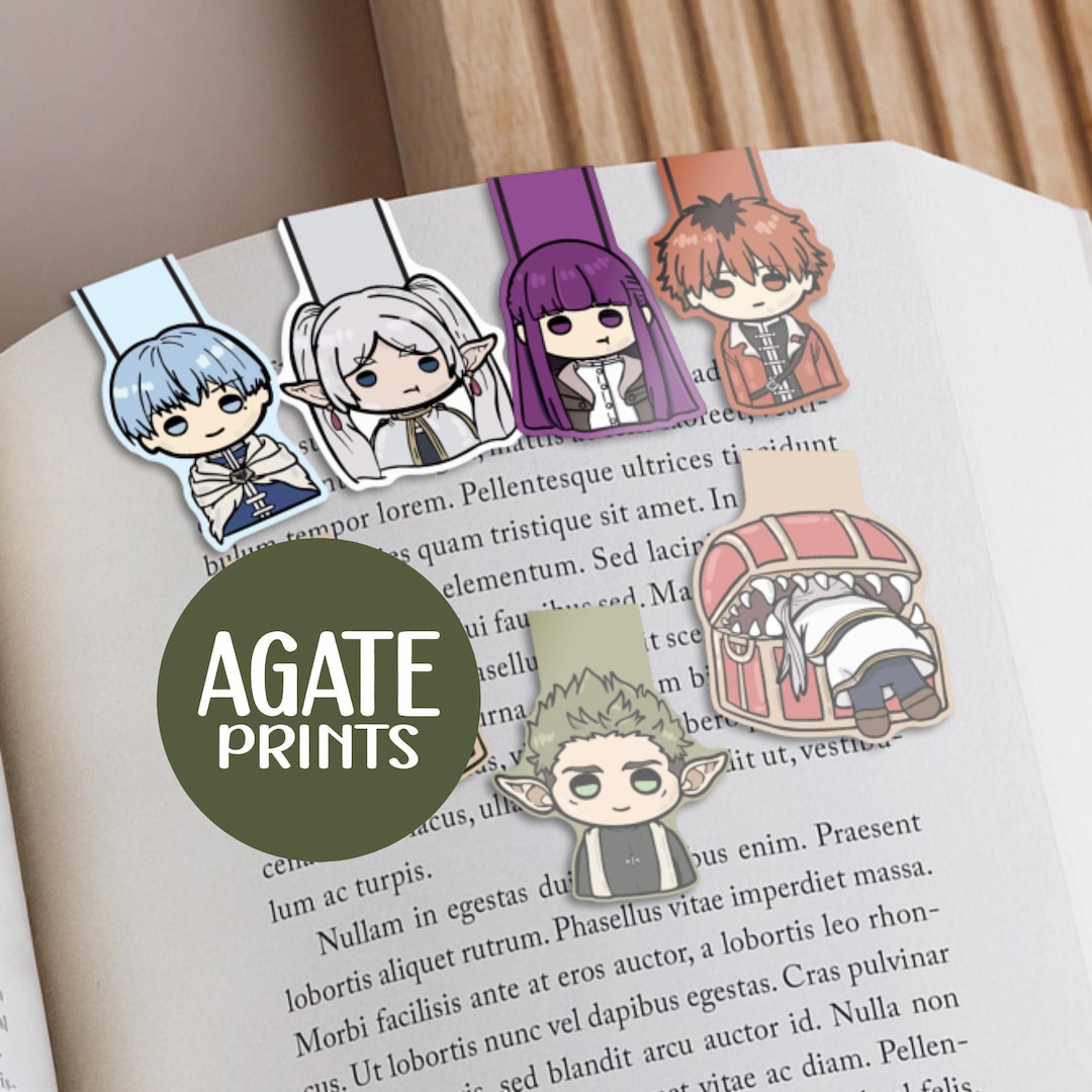 Frieren Fern Stark Himmel Magnetic Bookmark – Book Accessories – Page ...